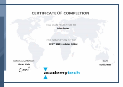 COBIT® 2019 Foundation (Bridge) Course in Tabuk,Saudi Arabia