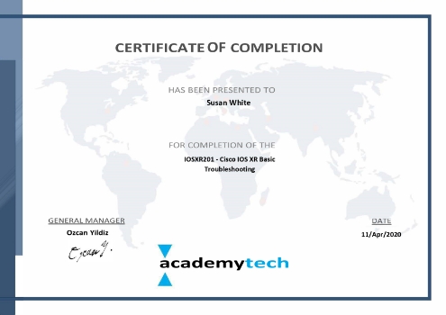 IOSXR201 - Cisco IOS XR Basic Troubleshooting Course in Hawassa,Ethiopia