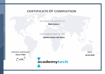 Big Data Analysis with Python Course in Haarlem,Netherlands