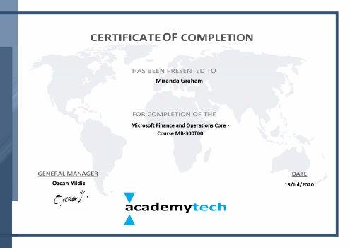 Microsoft Finance and Operations Core - Course MB-300T00 Course in ...
